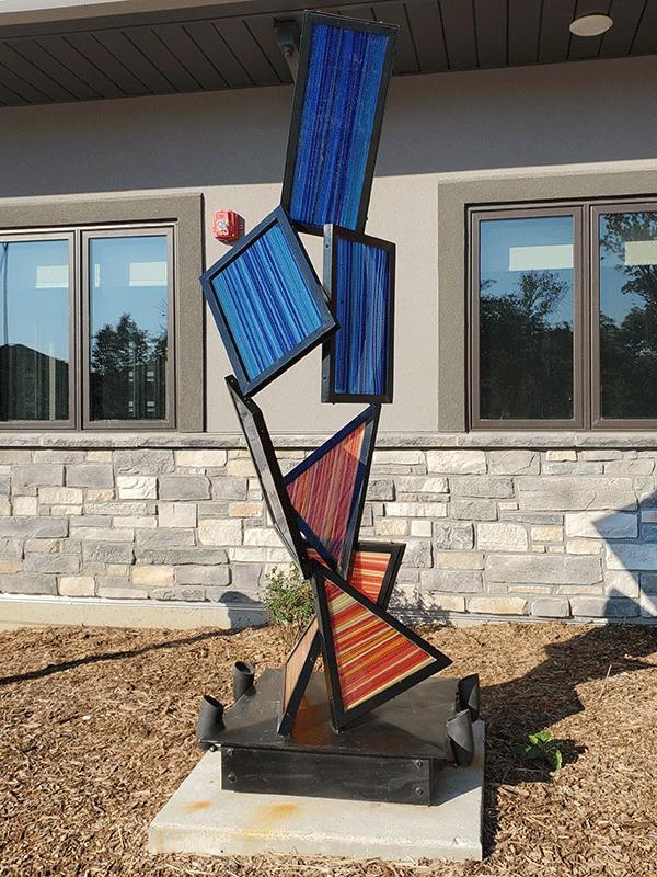 Station 11 Sculpture Symbolizes Water Dousing Flames - COMO Magazine