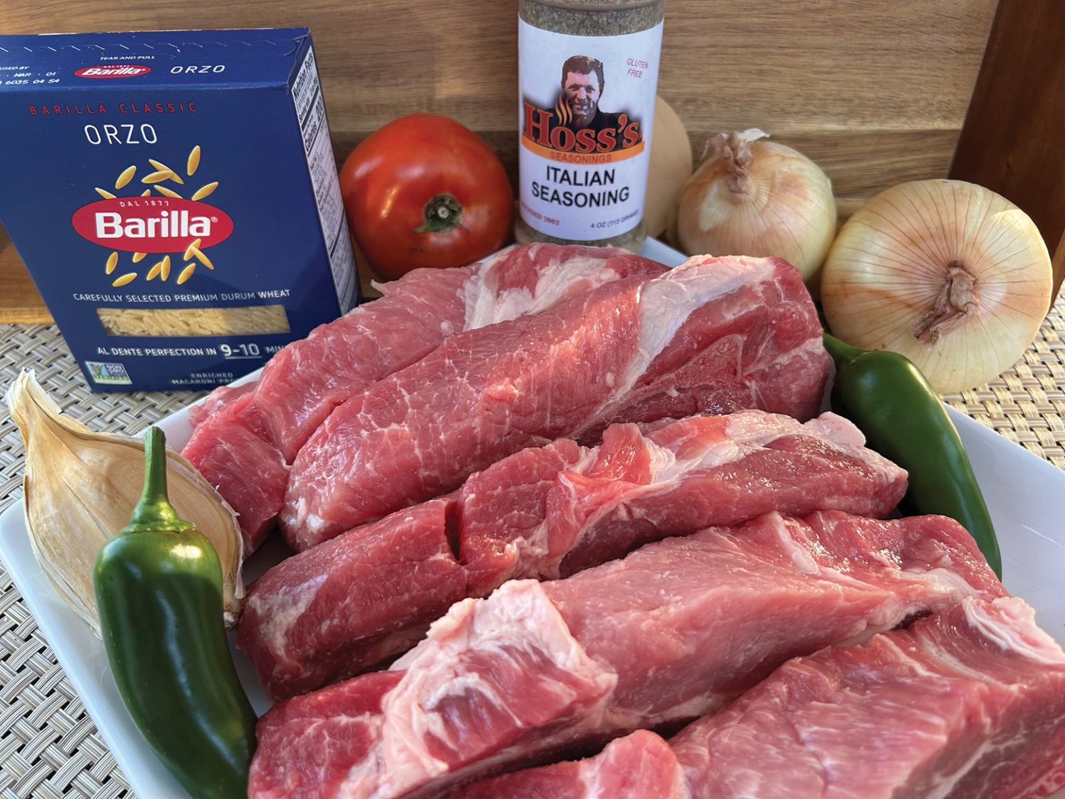 Cookin' with Hoss: Roasted Country-Style Ribs with Arrabbiata Orzo ...